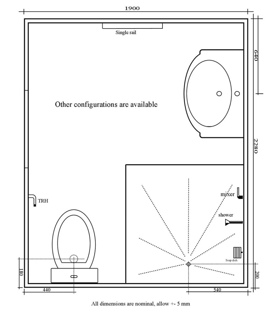 FP1900 - 2280mmx1900mm - Add A Bathroom